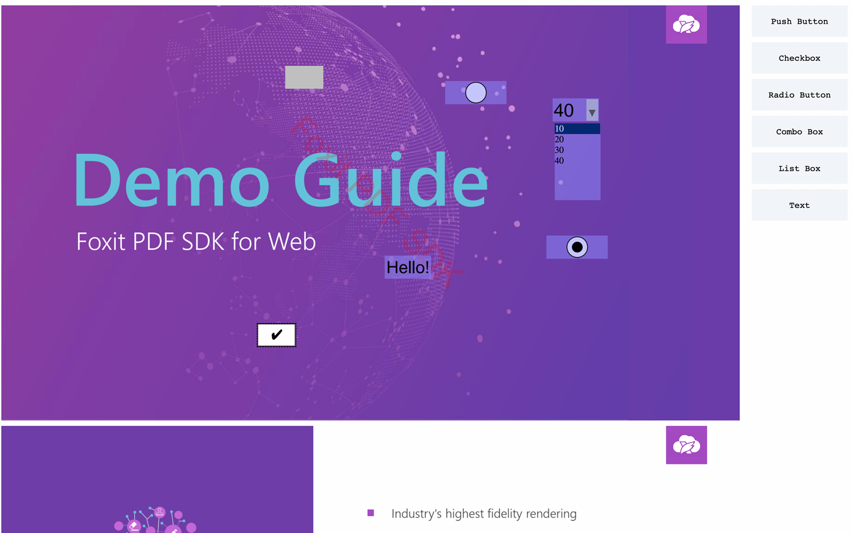 How To Create Custom Form Fields Using The Foxit Pdf Sdk For Web Foxit Pdf Sdk
