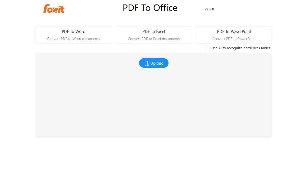 How to Convert PDF to Word, PowerPoint and Excel using Node.js - Foxit ...