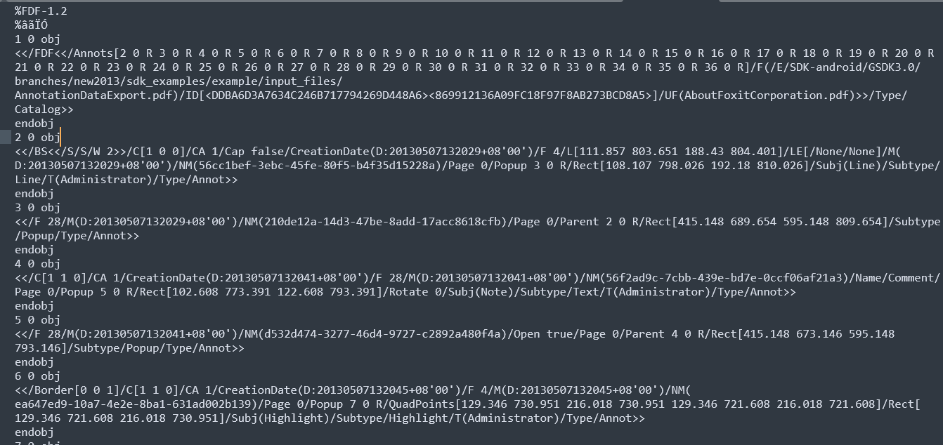 About Fdfxfdfxml Foxit Pdf Sdk