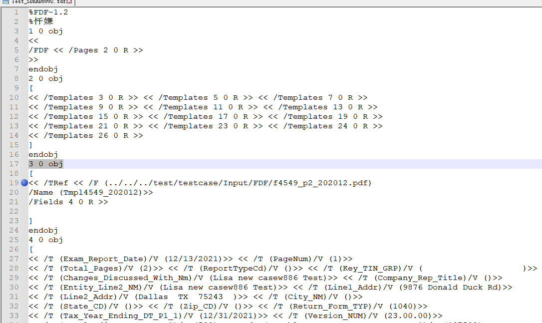 How to import a template-based FDF to PDF - Foxit PDF SDK